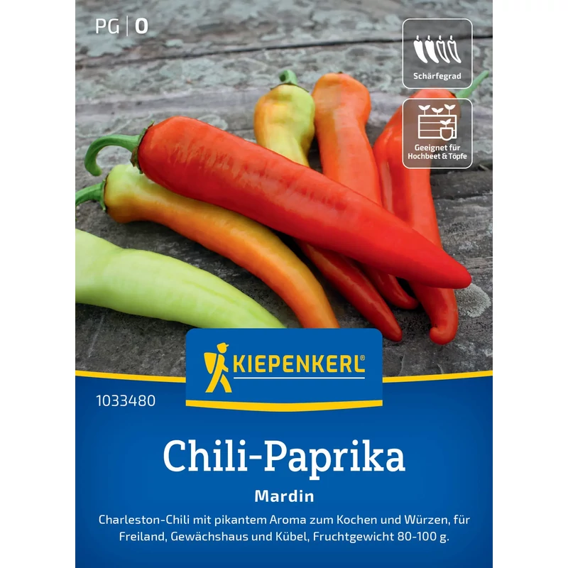 Kiepenkerl Mardin Chili paprika vetőmag, F1